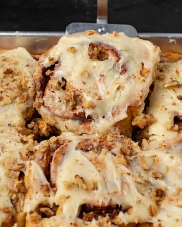 Carrot Cake Cinnamon Rolls Recipe | Tastes of Lizzy T