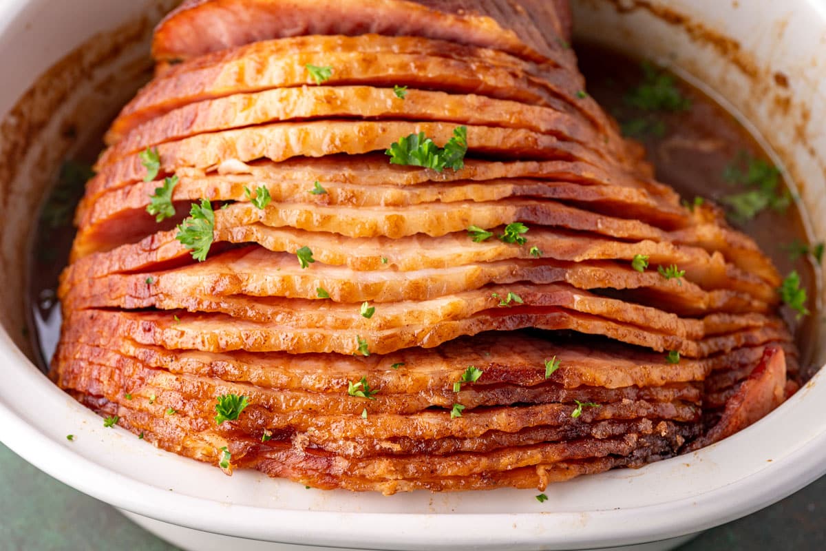 Crockpot Ham Recipe with Brown Sugar Glaze