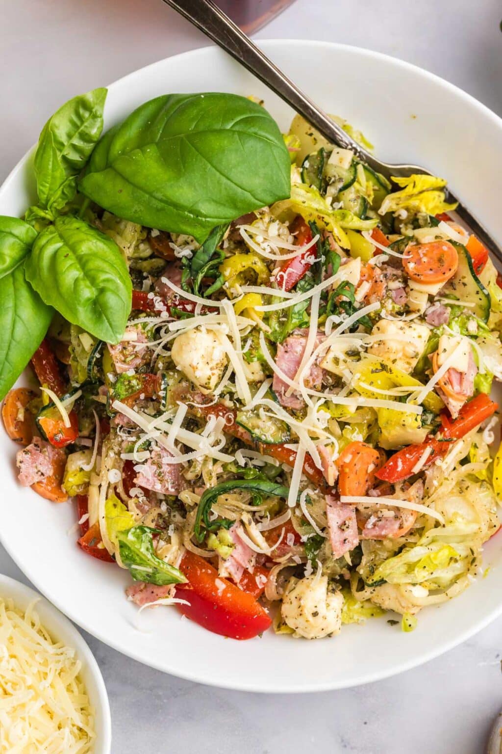 Italian Sub Salad Recipe | Tastes of Lizzy T