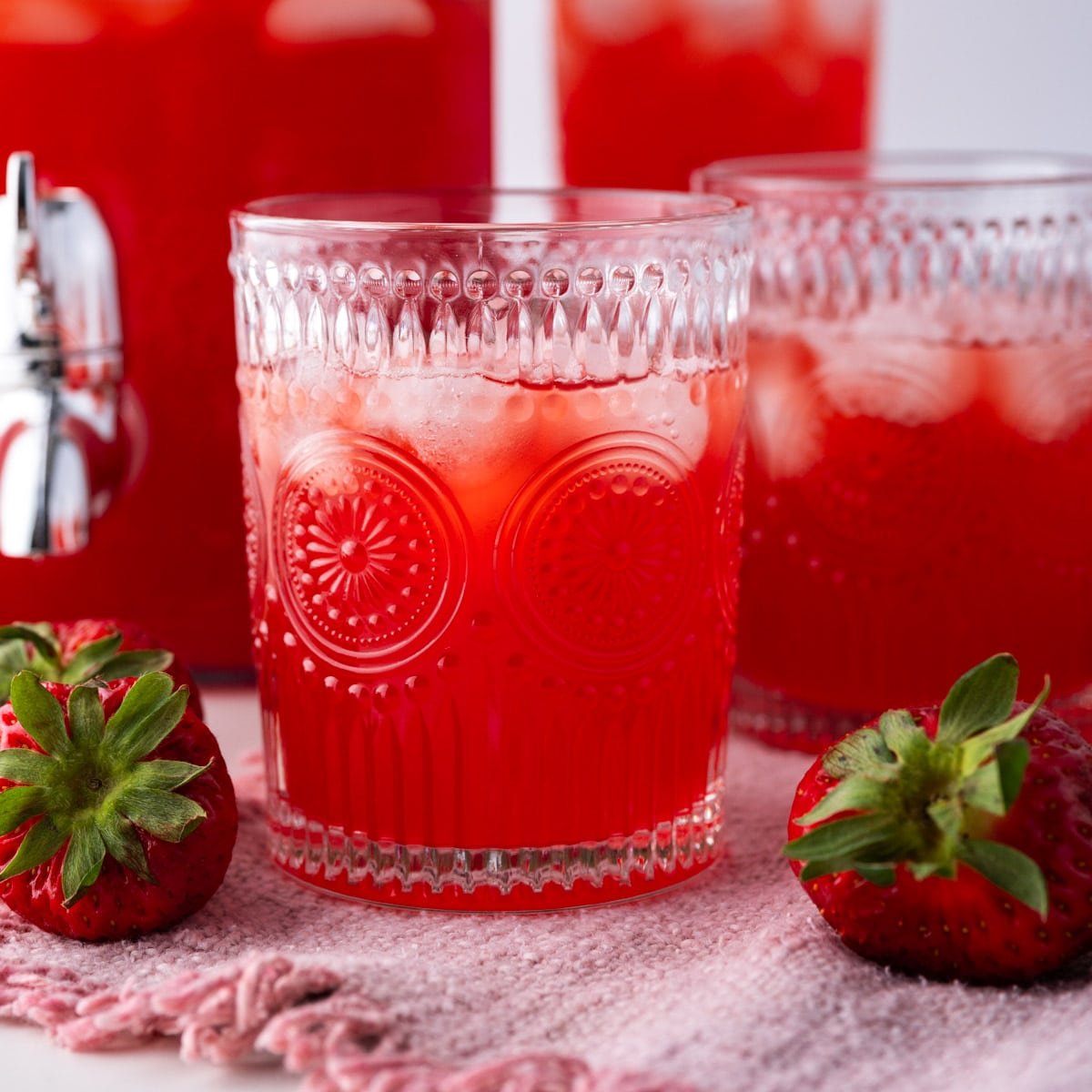 Strawberry Punch with Jello | Tastes of Lizzy T