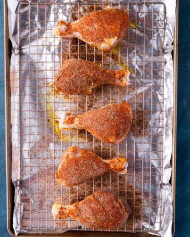 Crispy Baked Chicken Legs - Tastes of Lizzy T