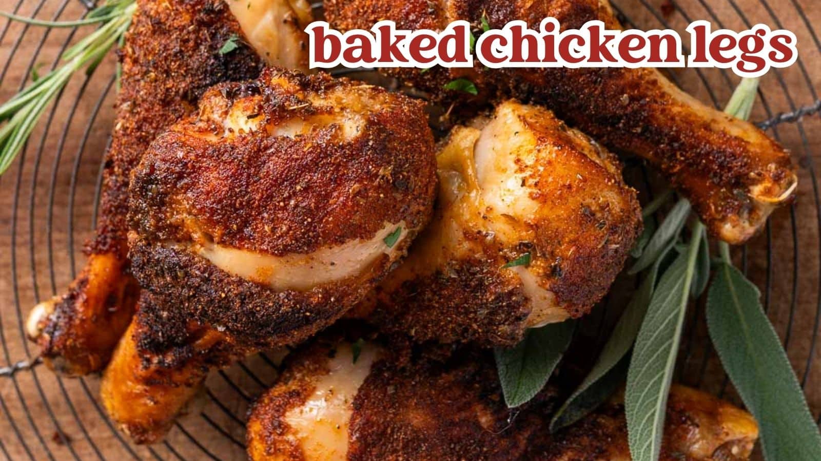 Crispy Baked Chicken Legs - Tastes of Lizzy T