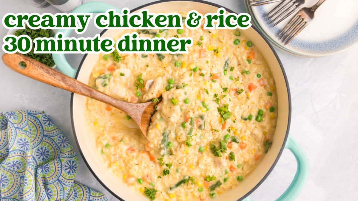 Creamy Chicken and Rice | Tastes of Lizzy T
