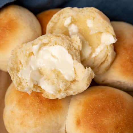 Soft Dinner Rolls | Tastes of Lizzy T