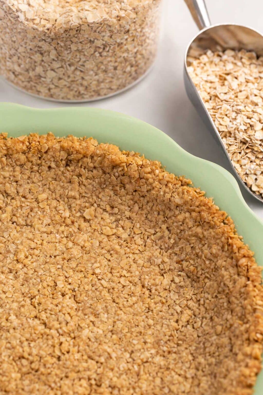 Oatmeal Pie Crust {Easy Recipe for Cream Pies} | Tastes of Lizzy T