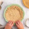 Oatmeal Pie Crust {Easy Recipe for Cream Pies} | Tastes of Lizzy T