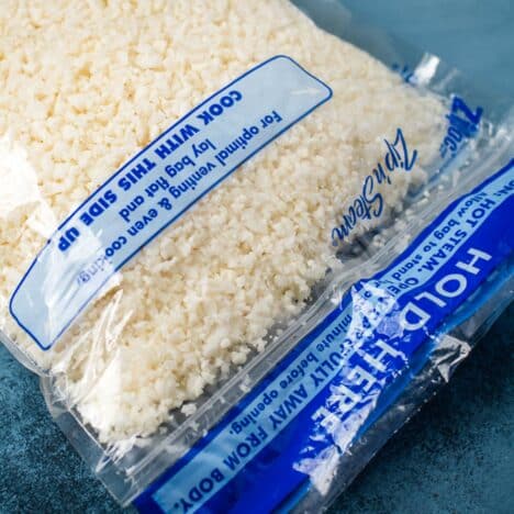 Steamed Cauliflower Rice | Tastes of Lizzy T