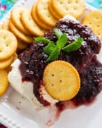 Raspberry Cream Cheese Dip | Tastes of Lizzy T