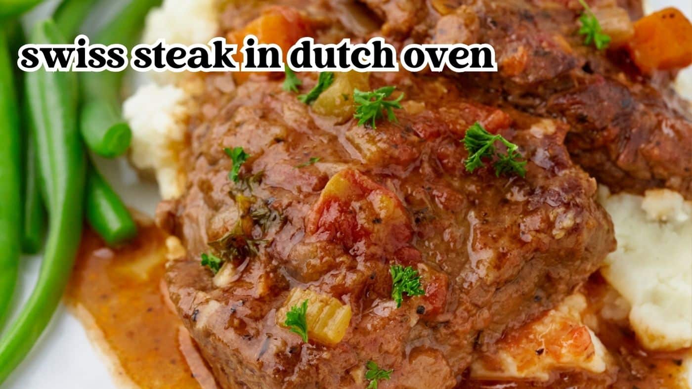 Dutch Oven Swiss Steak - Tastes of Lizzy T