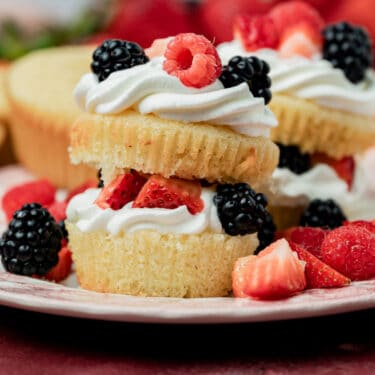 Cornbread Strawberry Shortcakes | Tastes of Lizzy T