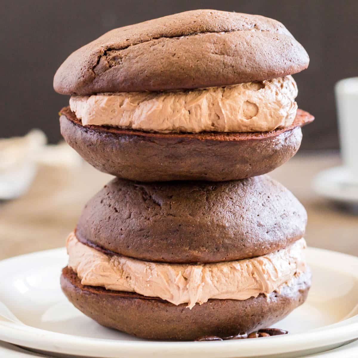 Mocha Whoopie Pies | Tastes of Lizzy T