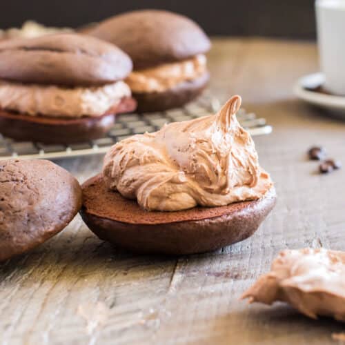 Mocha Whoopie Pies | Tastes of Lizzy T