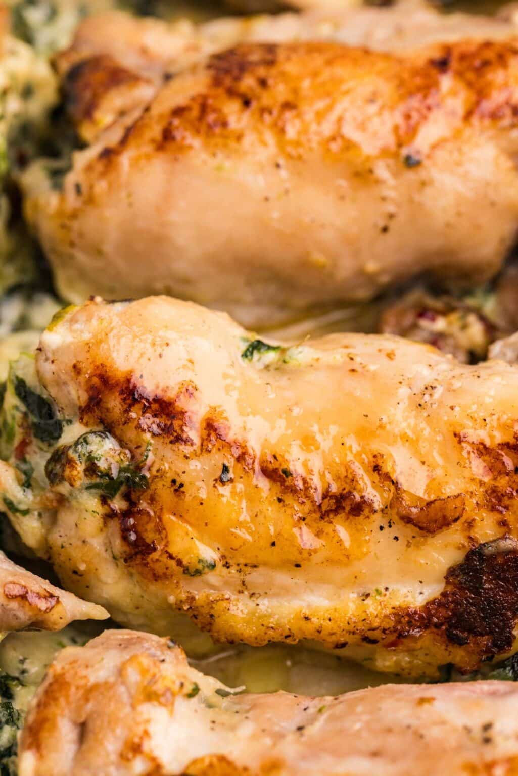 Stuffed Chicken Thighs - Tastes of Lizzy T