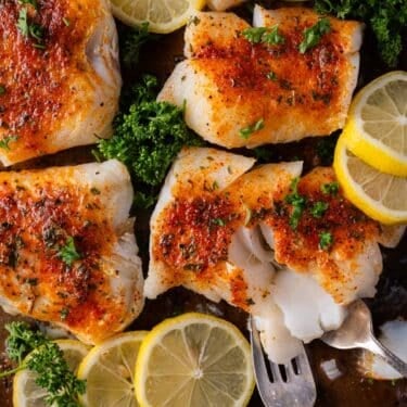 15 Minute Baked Cod Recipe - Tastes of Lizzy T