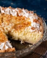 Coconut Custard Pie - Tastes of Lizzy T