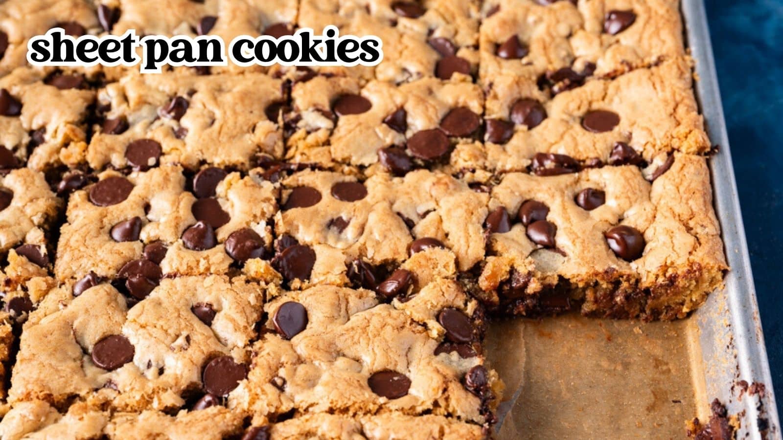 Sheet Pan Cookies - Tastes of Lizzy T