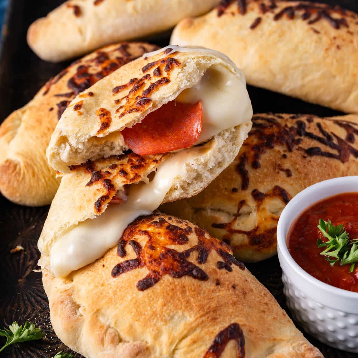 Homemade Pepperoni Calzones That Beat Any Takeout Pizza