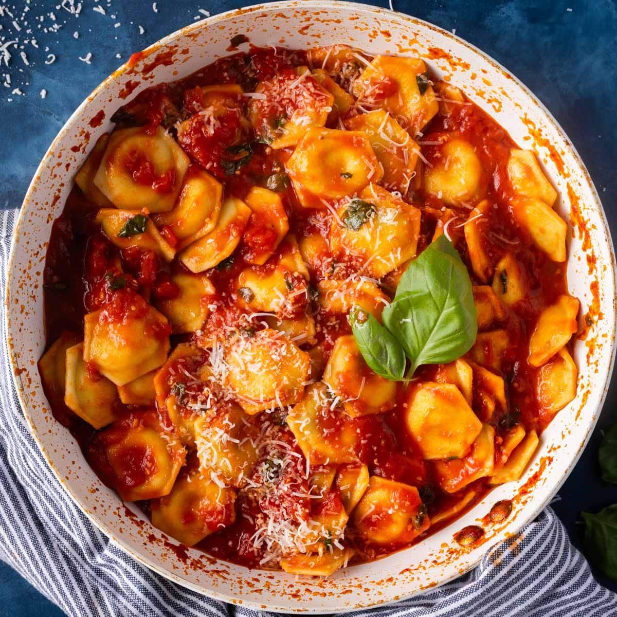 Ravioli Carbonara Recipe with Bacon