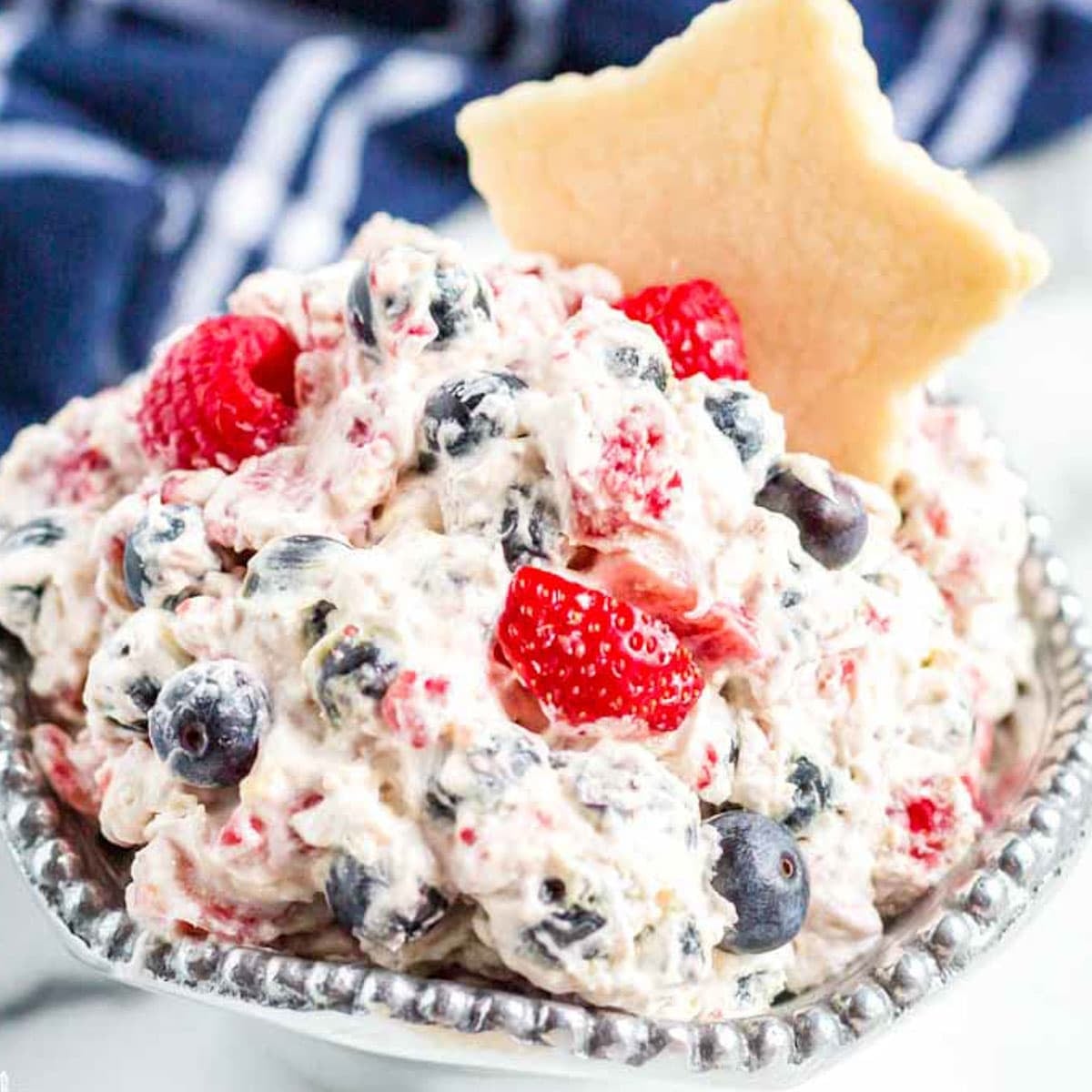 Triple Berry Fruit Dip - Just 5 Ingredients