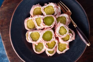 Pickle Roll Ups with Ham and Cream Cheese