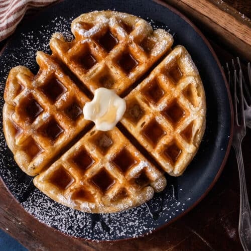 French Toast Waffles Recipe | Tastes of Lizzy T